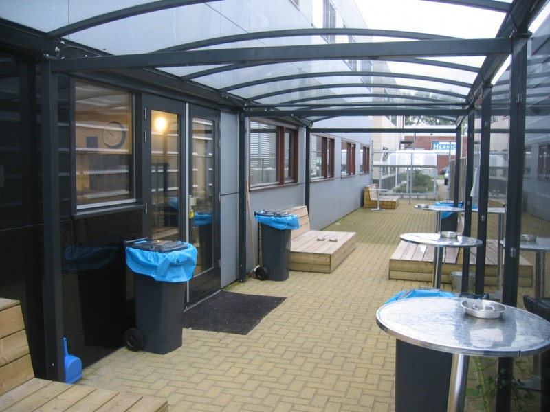 Rookruimte aanbouw 01 - Westerzon Carports en Overkappingen